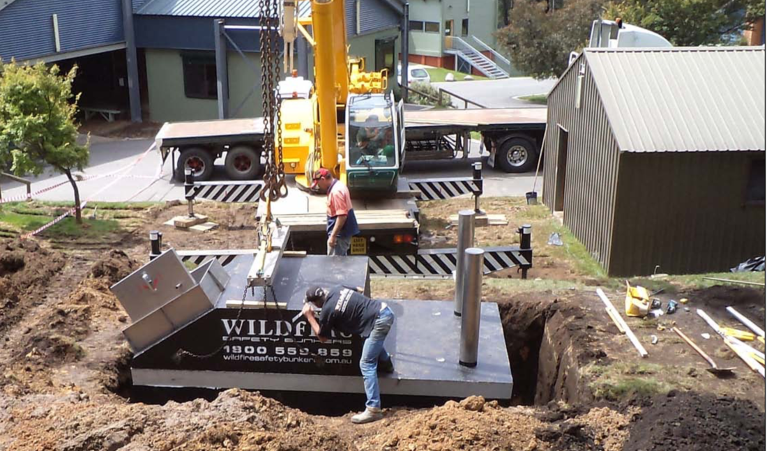 installing a fire bunker