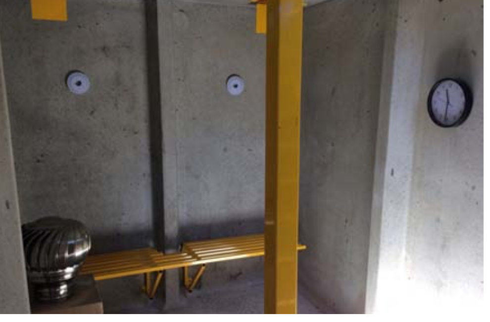 inside the fire bunker